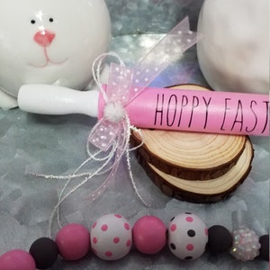 Handmade Easter Mini Rolling Pin, Easter Tier Tray Decor, Tier Tray ...