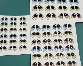 3D Resin Eyes 605 - Etsy