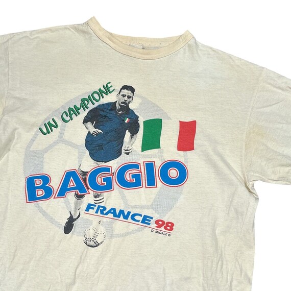 Vintage 90s Roberto Baggio France World Cup 1998 98 T… - Gem