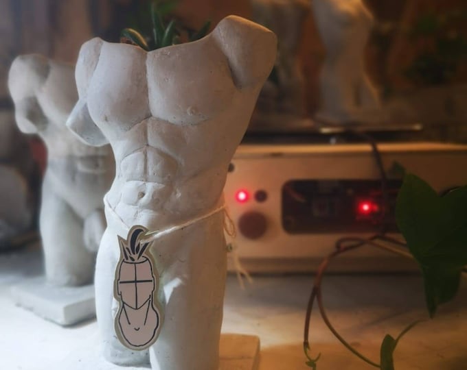 Athletic Body Sculpture Pot for Succulents. - Etsy