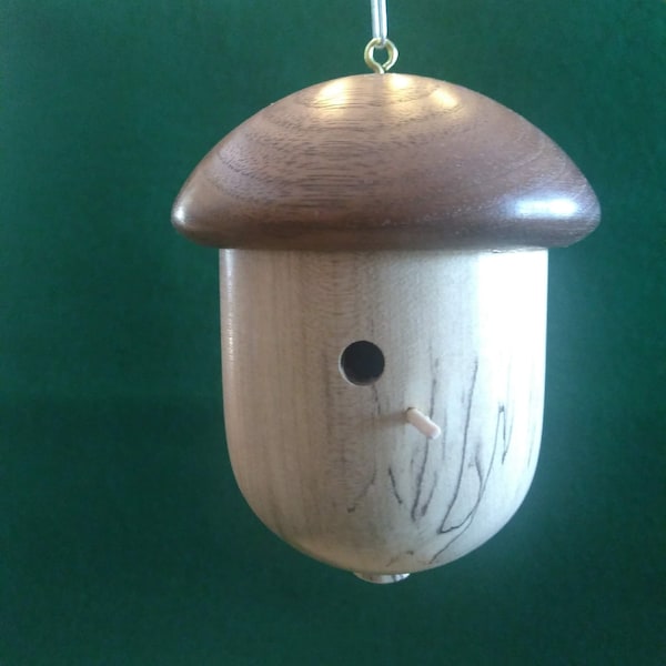Wood Turned Bird House - Etsy
