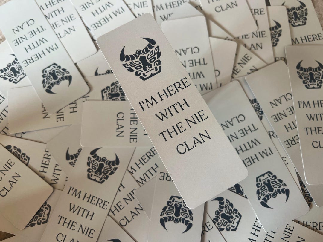 Nie Clan the Untamed MDZS Inspired Bookmark - Etsy