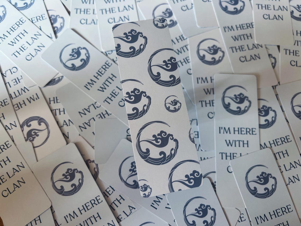 Lan Clan - the Untamed (MDZS) Inspired Bookmark - Etsy