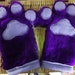 Fursuit Hand Paws Purple and Yellow Fur With Lilac Paw Pads, Animal ...