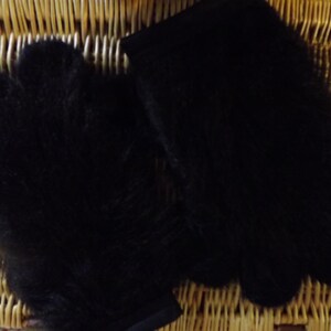 Fursuit Hand Paws Black Fur and Red Paw Pads Made to Order - Etsy UK