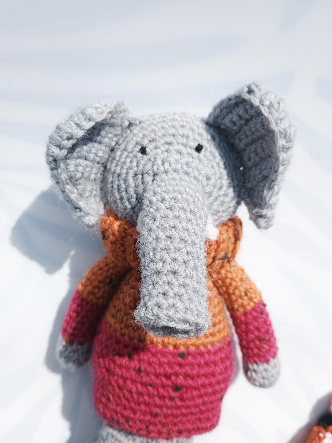 Crochet Ember Elephant PATTERN: Amigurumi Toy (digital Download) - Etsy