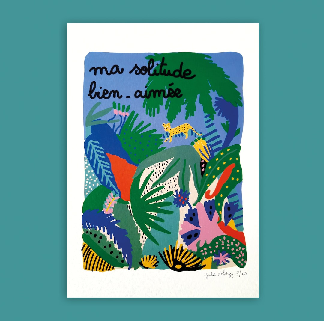 Limited Edition Illustration A4 "my Solitude" - Etsy