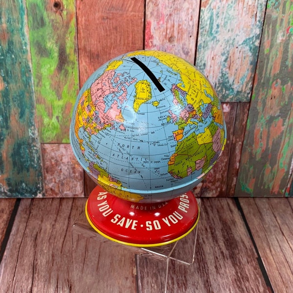 Globe Bank - Etsy