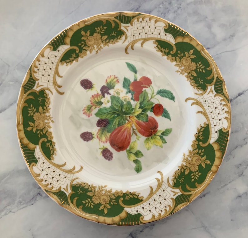 Andrea by Sadek Antique Fruit Plates Set of 4 Decorative Fruit Plates ...