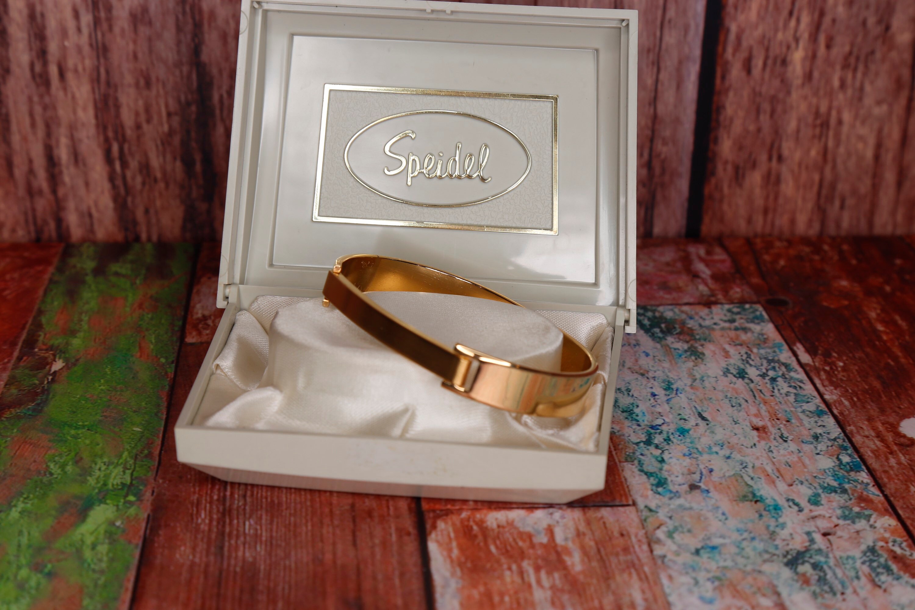 Speidel Gold Tone ID Bracelet Speidel Bracelet Etsy