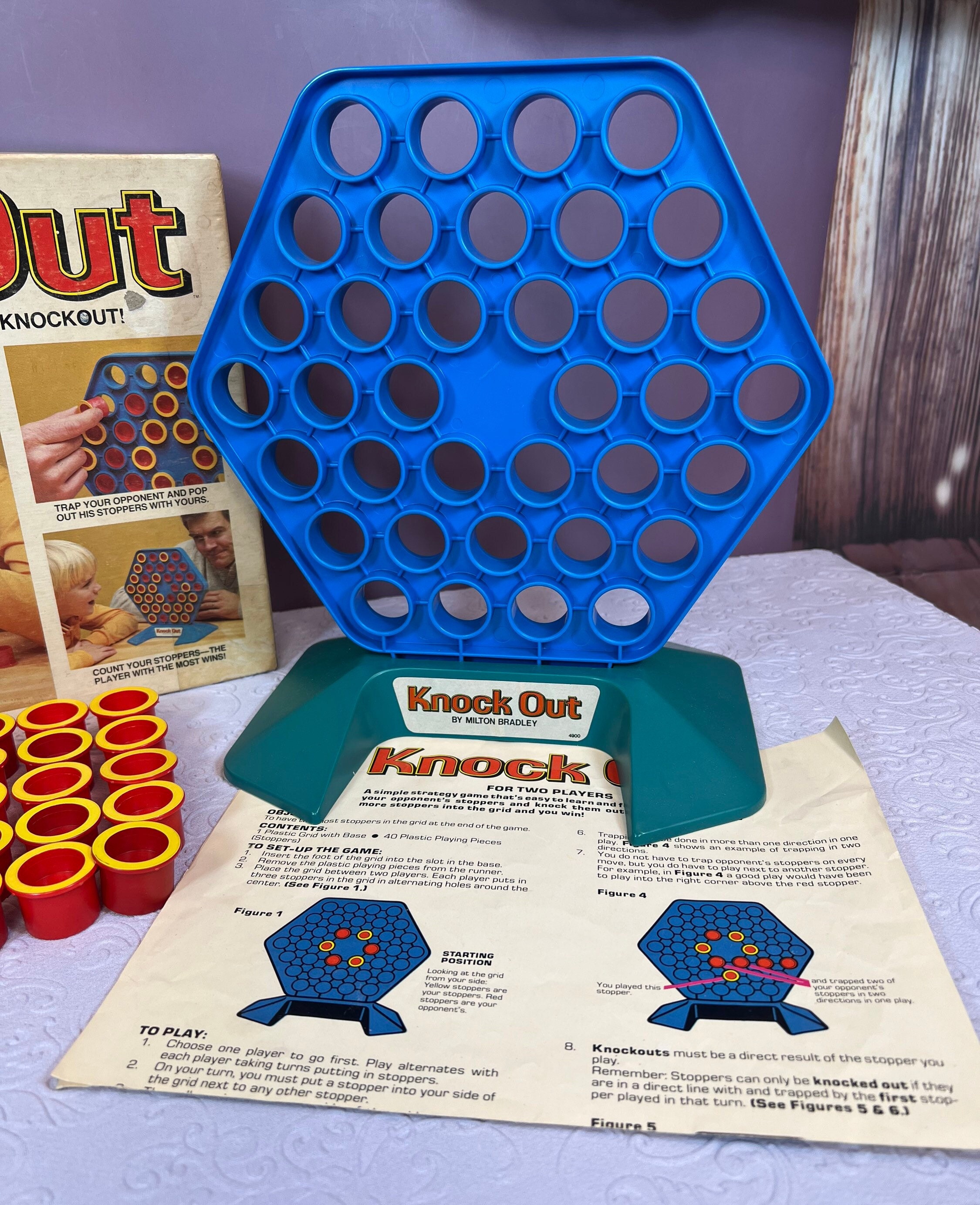 Board Game, Knock Out, Family Game, Vintage Board Game, Party Game ...