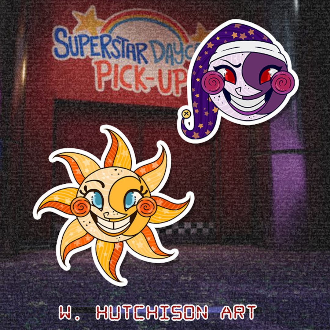 Animatronic Daycare Attendant Sticker Set - Etsy