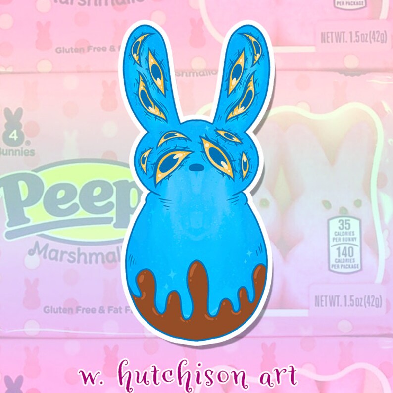 Creepy Peepies Sticker Set - Etsy