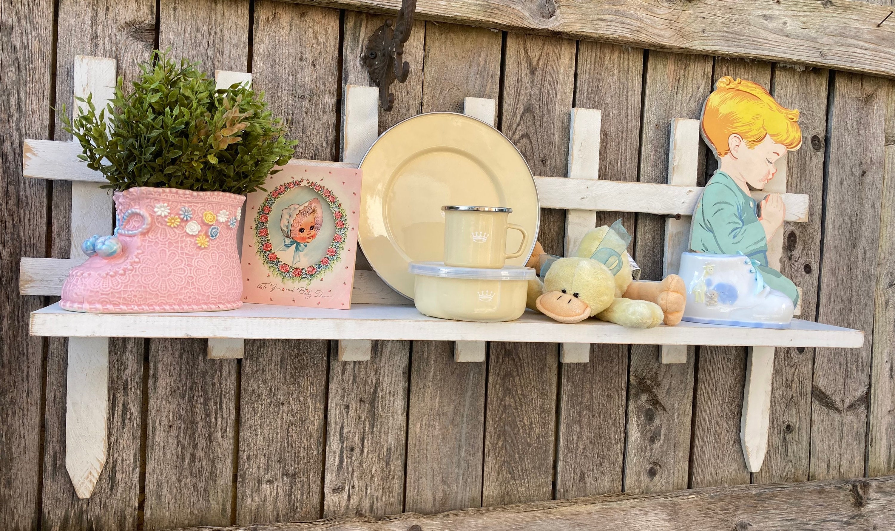 Shelving PICK UP Local-picket Fence Shelf-garden Picket Fence - Etsy