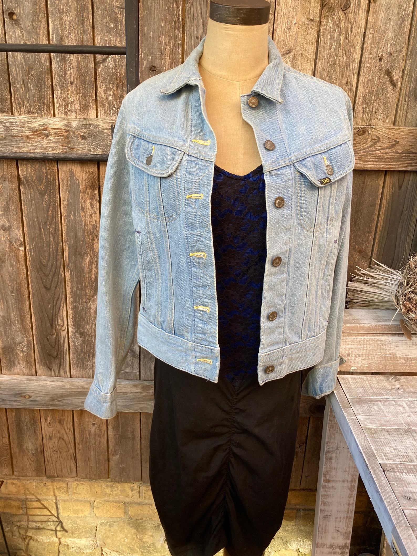 Pop Star Madonna-lee Jean Jacket-1990s Madonna Album Cover - Etsy