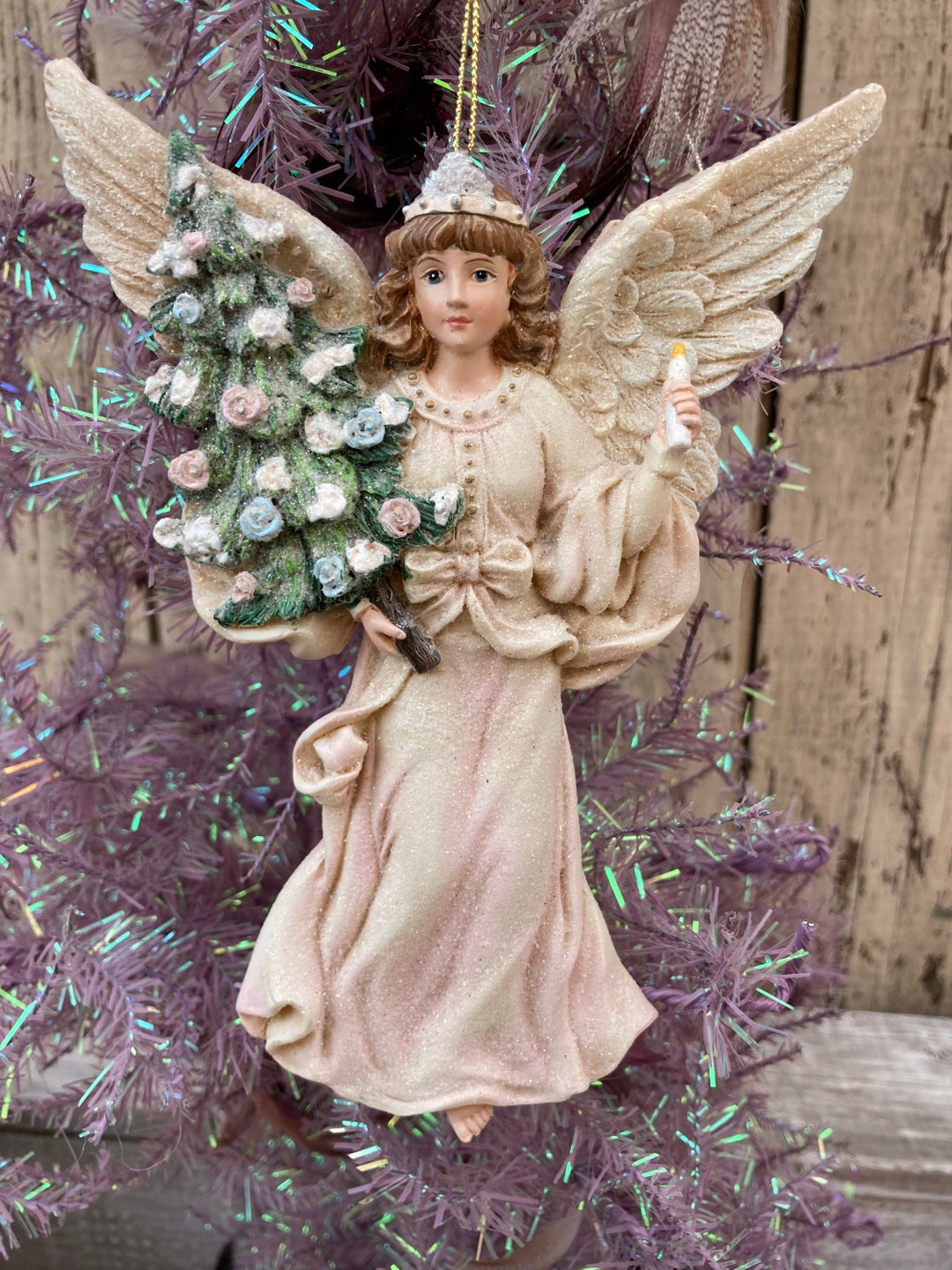 Angel Ornament-resin Angel Ornamen - Etsy