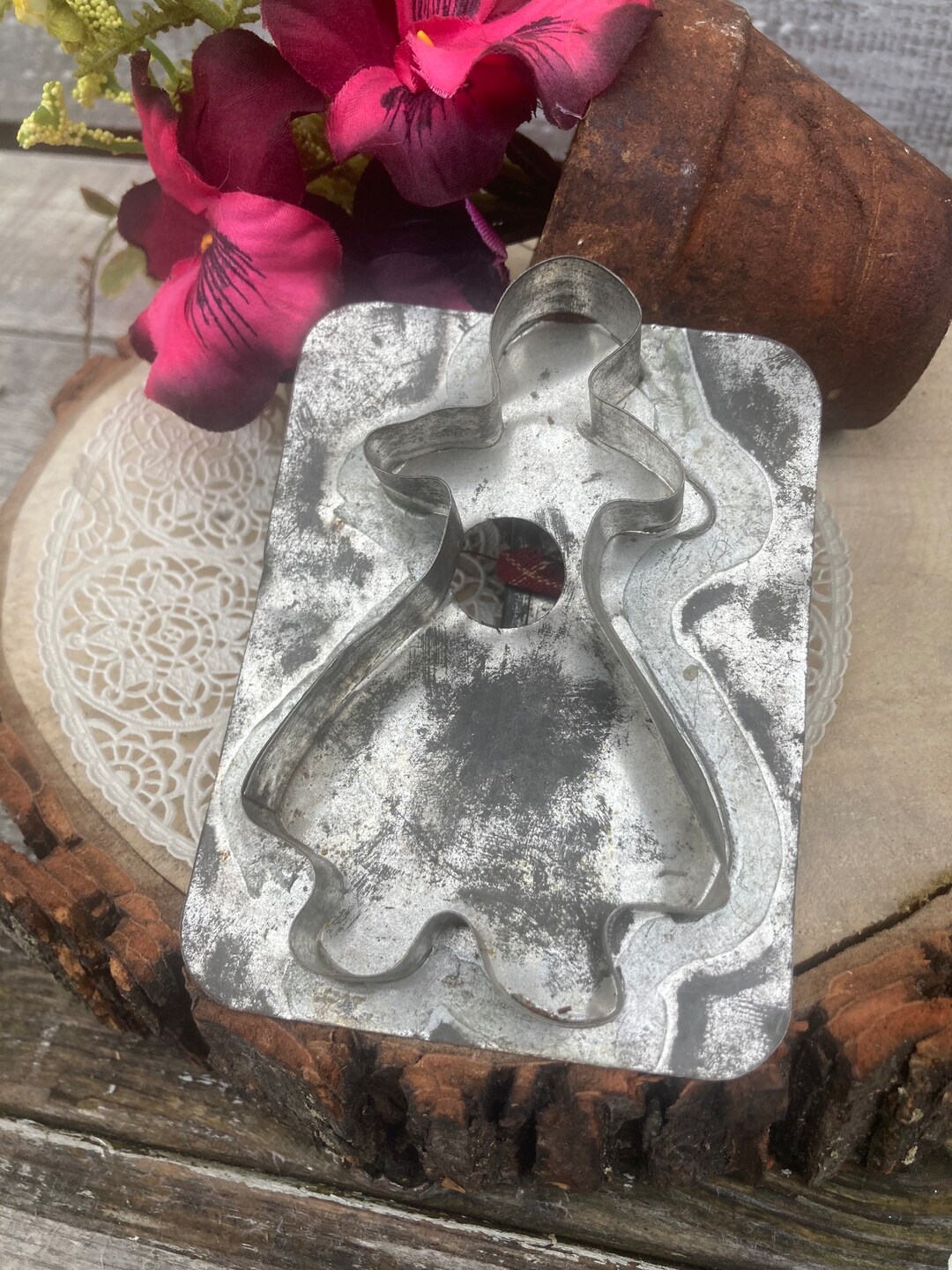 Primitive Cookie Cutter folk Girl Flat Back-prim Kitchen - Etsy