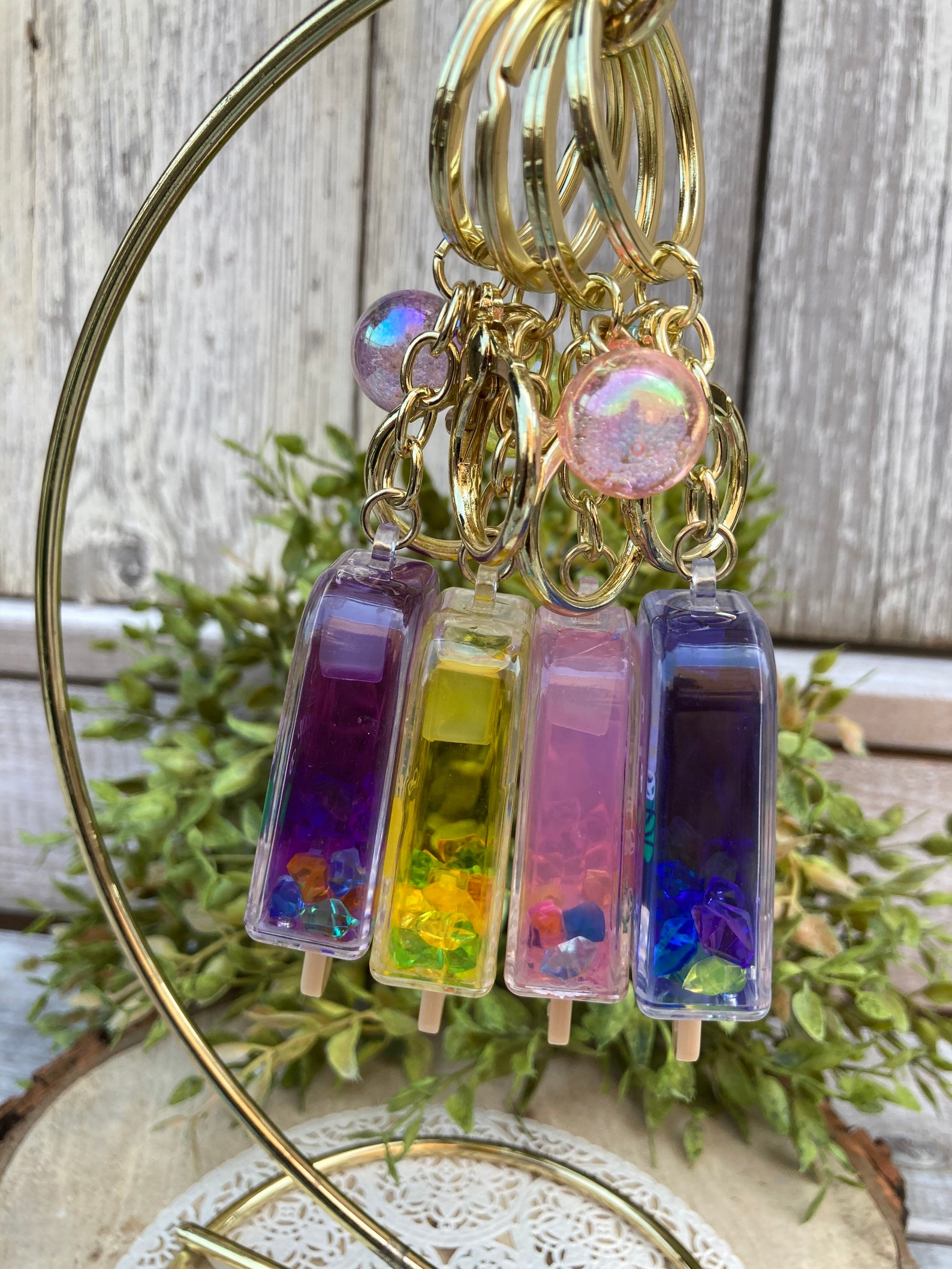 Popsicle Keychain-3d Popsicle Keyring - Etsy