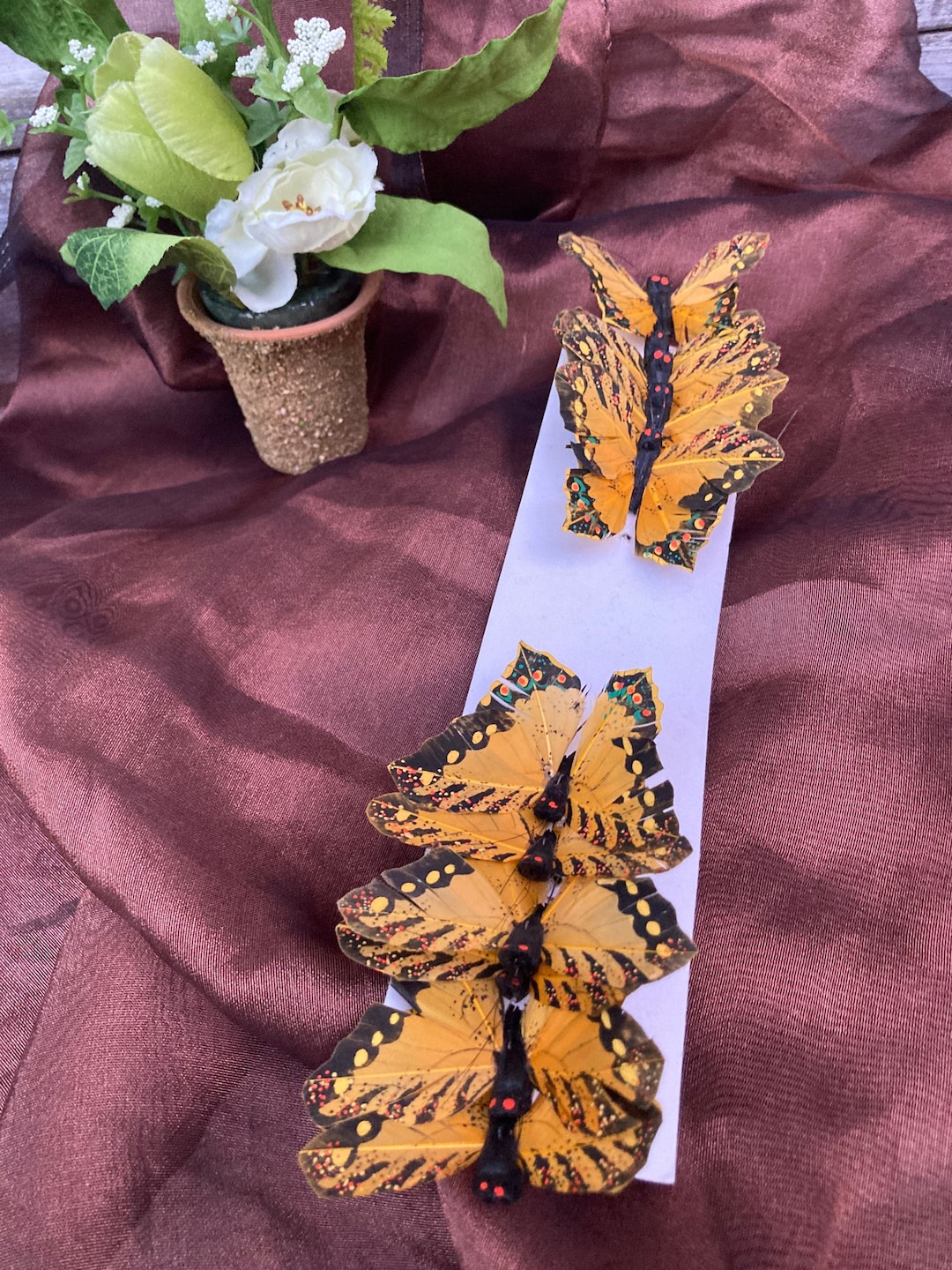 Monarch Butterfly Sticks-butterfly Picks-butterfly Floral - Etsy