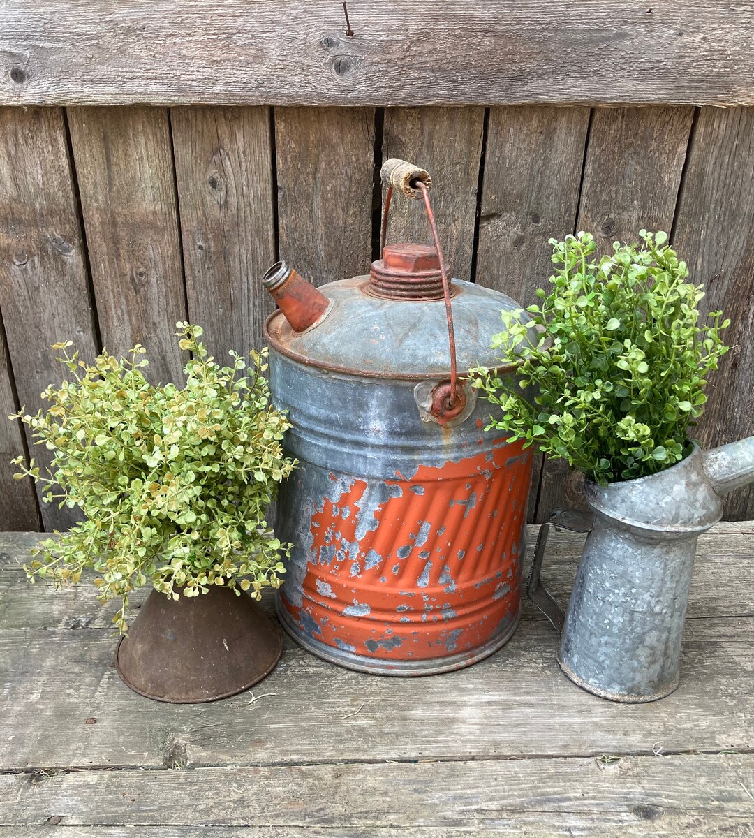 Rustic Gas Can-delphos Gas Can - Etsy