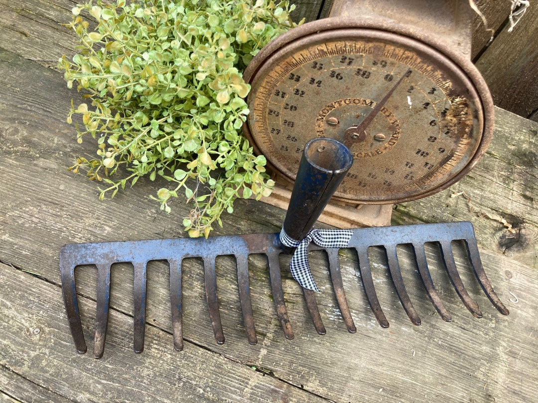 Rake Top-rake Wall Organizer-top of Rake Garden Decor-wood - Etsy