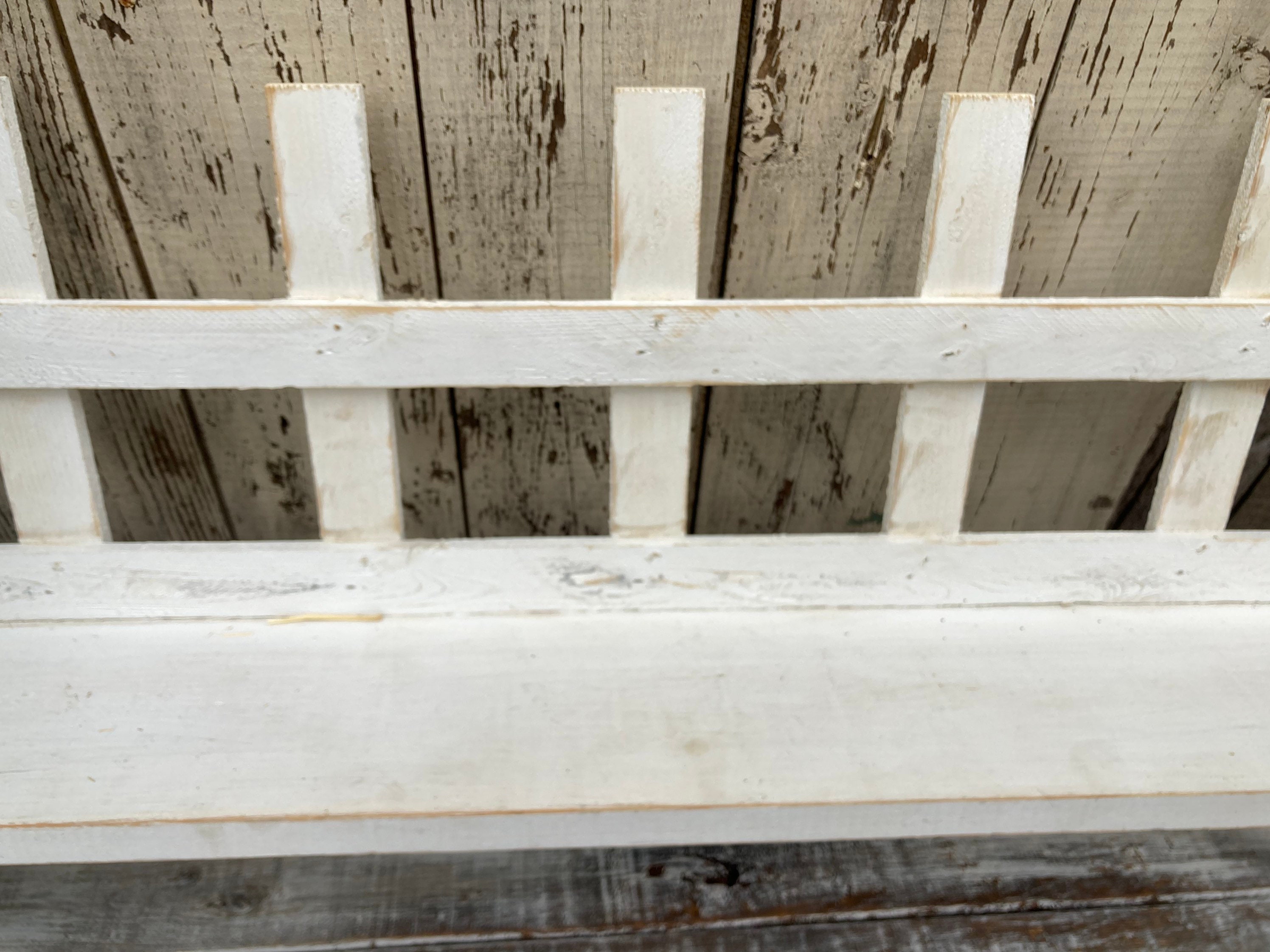 Shelving PICK UP Local-picket Fence Shelf-garden Picket Fence - Etsy