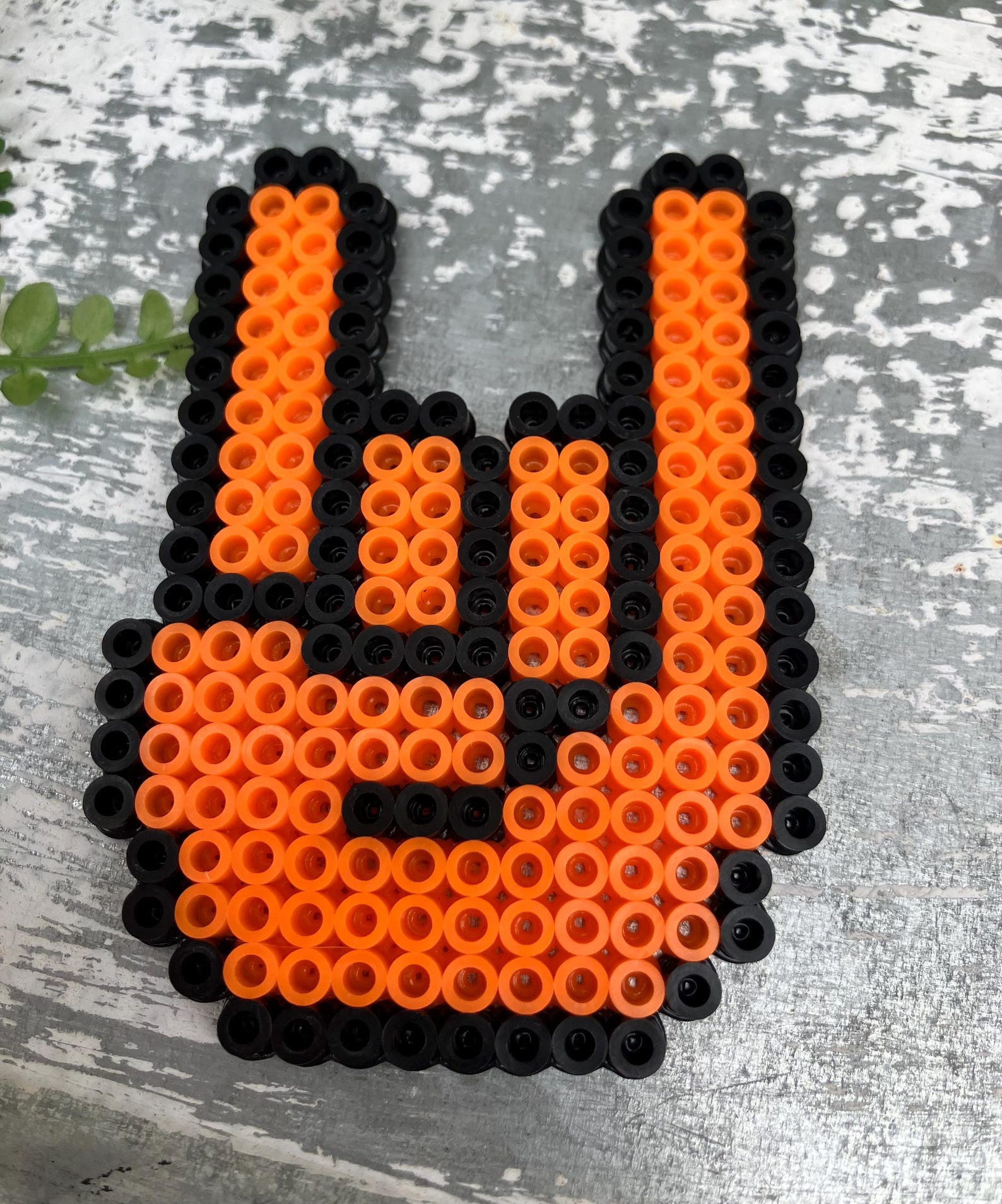 Rock on Perler Bead Decor: Hand Gesture Collectible Art - Etsy