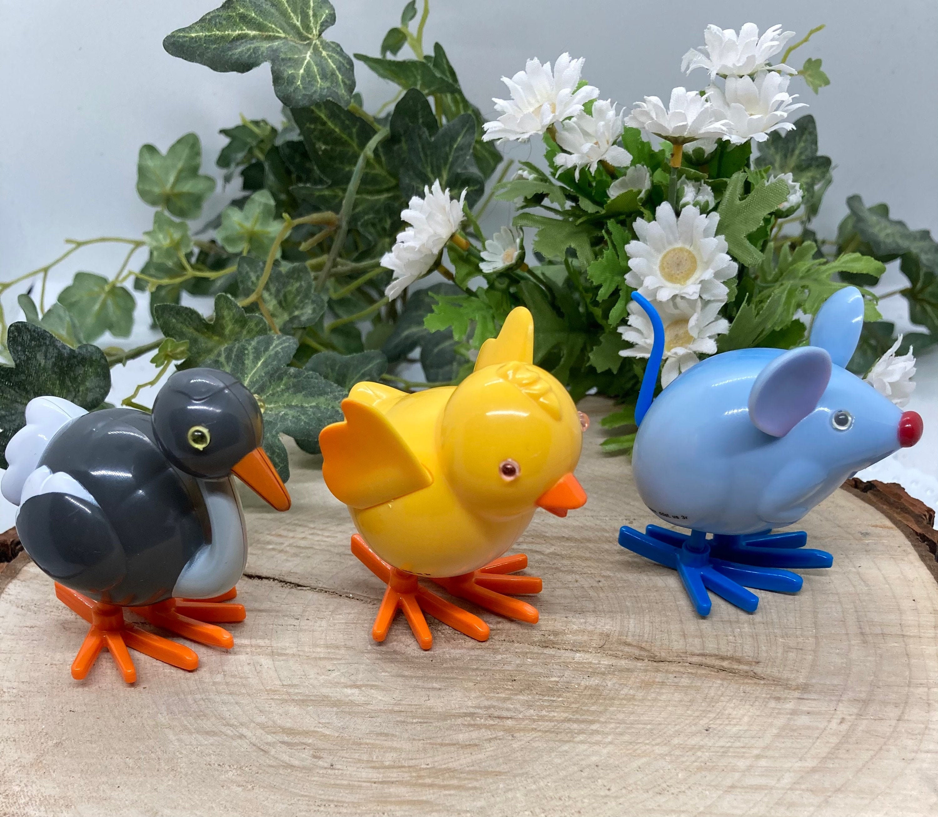 Wind Up Toys-Chick Wind Up Toy-Mouse Wind Up Toy-Ostrich Wind | Etsy