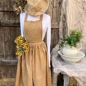 Prairie Style Apron-country Style Apron-full Smock - Etsy