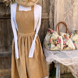 Prairie Style Apron-country Style Apron-full Smock - Etsy