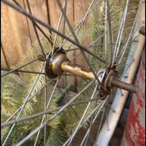Bike Rim-wheel Decor-yard Art-crafting Wheel Rim-metal Rim Spokes ...