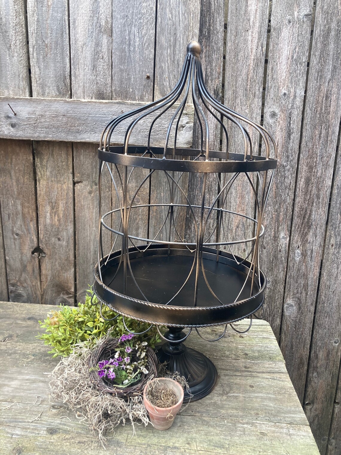 Metal Cloche Stand-elegant Home Display - Etsy