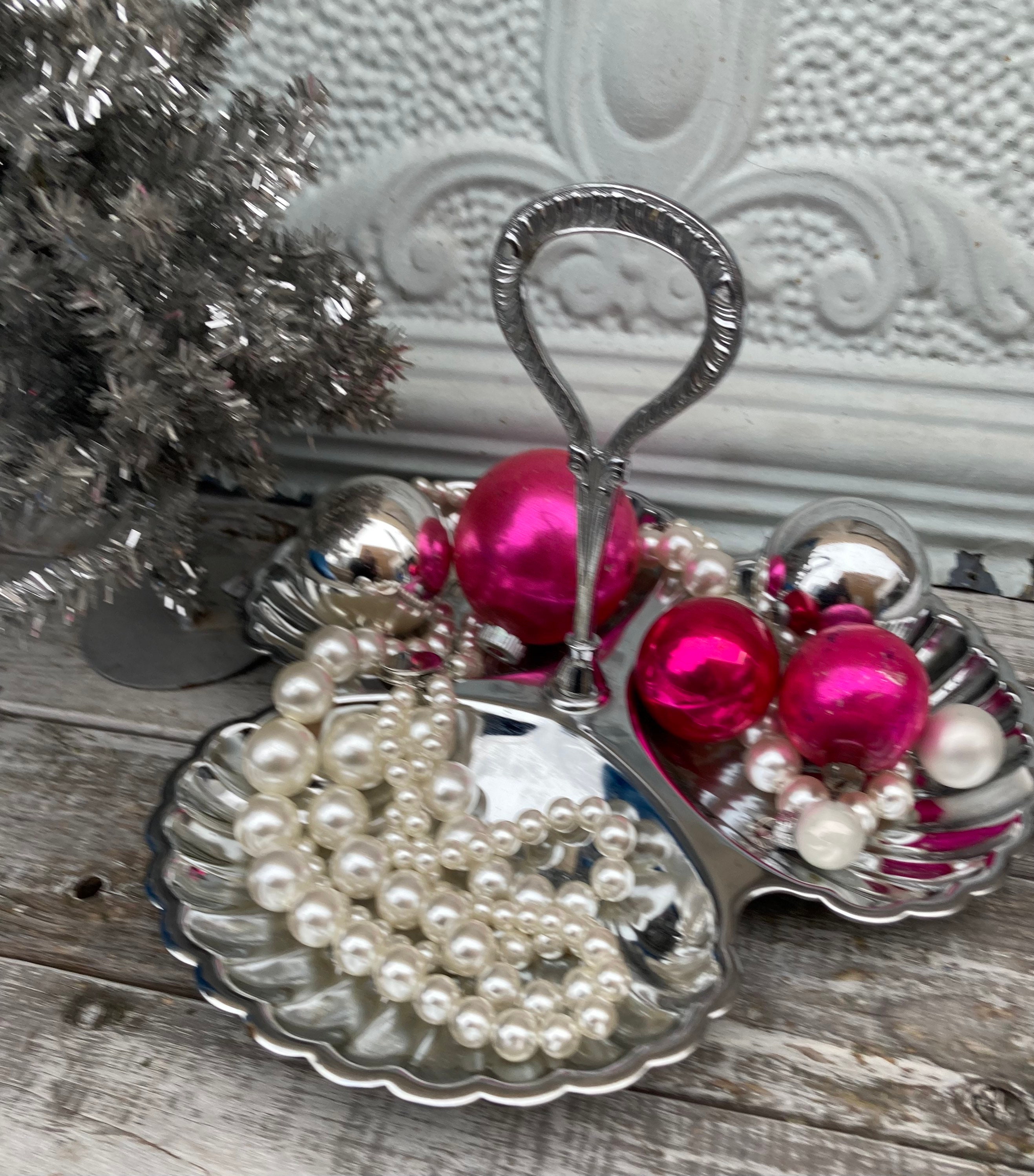 Shell Serving Tray-silver Shell Serving Dish - Etsy