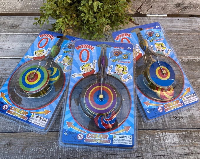 Whirl-o Toy-classic Kid Game-get Unplugged-morphing Color Change-indoor ...