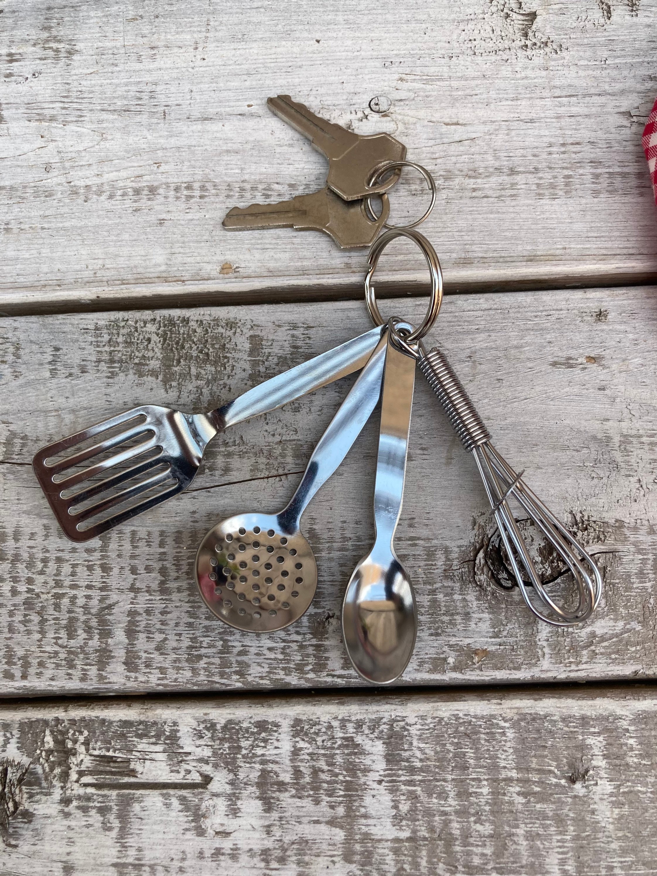 Keyring Mini Kitchen Tools Keychain-Keyring-Novelty Gift-Gift | Etsy