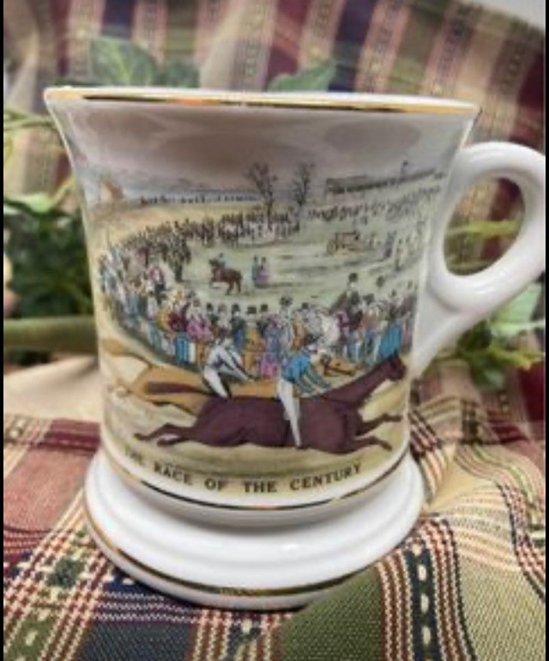 Mustache Cup-hot Chocolate Mug-horse Race of the Century Theme ...