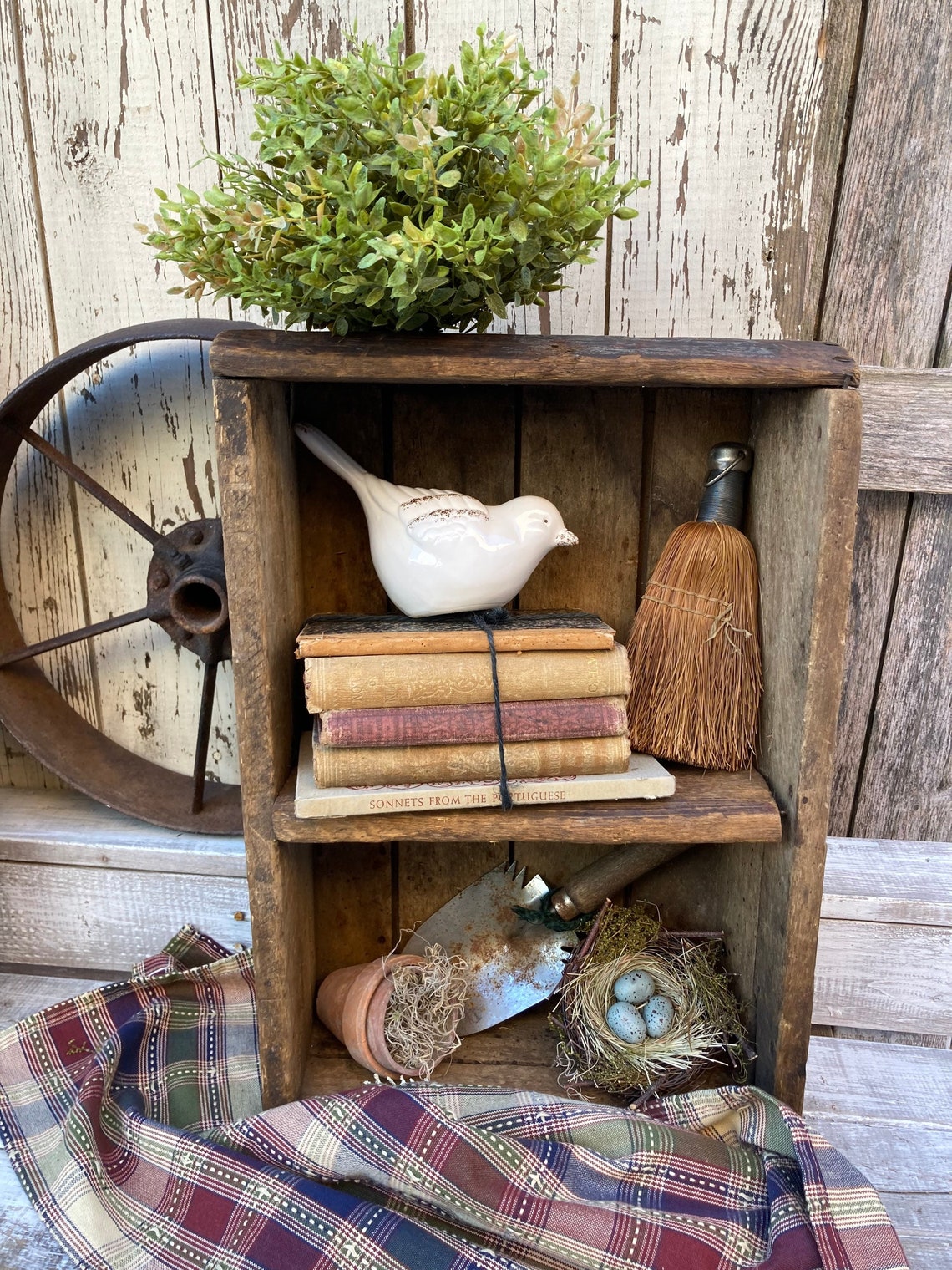 Vintage Divided Box-vintage Wooden Display Box-antique Divided | Etsy