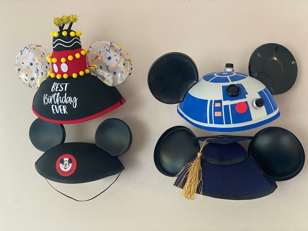 Mickey Ear Hat Hanger Holder Display Wall Mount Gift for Home Decor ...
