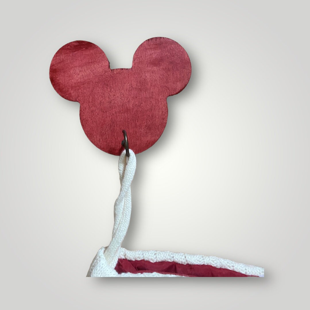 Mickey Themed Christmas Stocking Backpack Coat Hook - Etsy