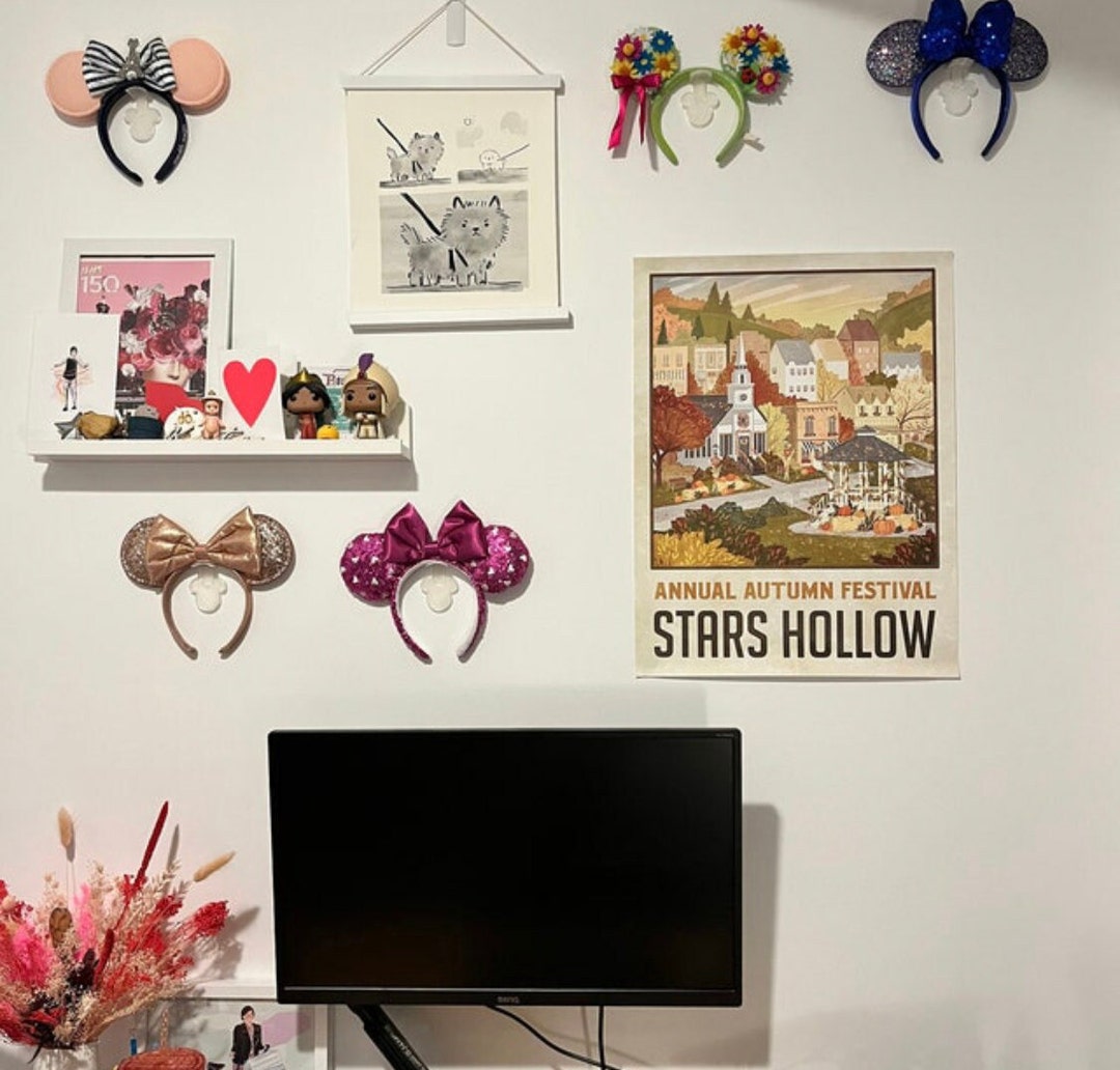 Mickey Ear Wall Mount Display for Disney Ear Head Bands Collection ...
