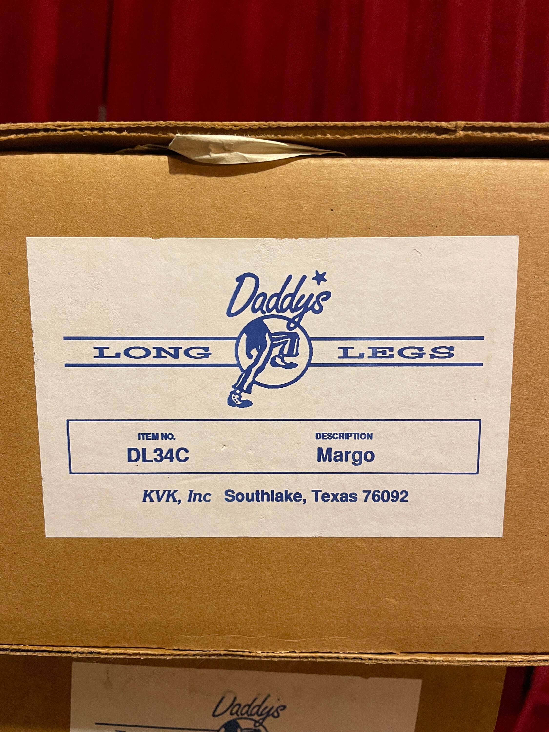 Daddy's Long Legs margo 22 Doll Taffeta MINT 1993 RARE Karen Germany - Etsy