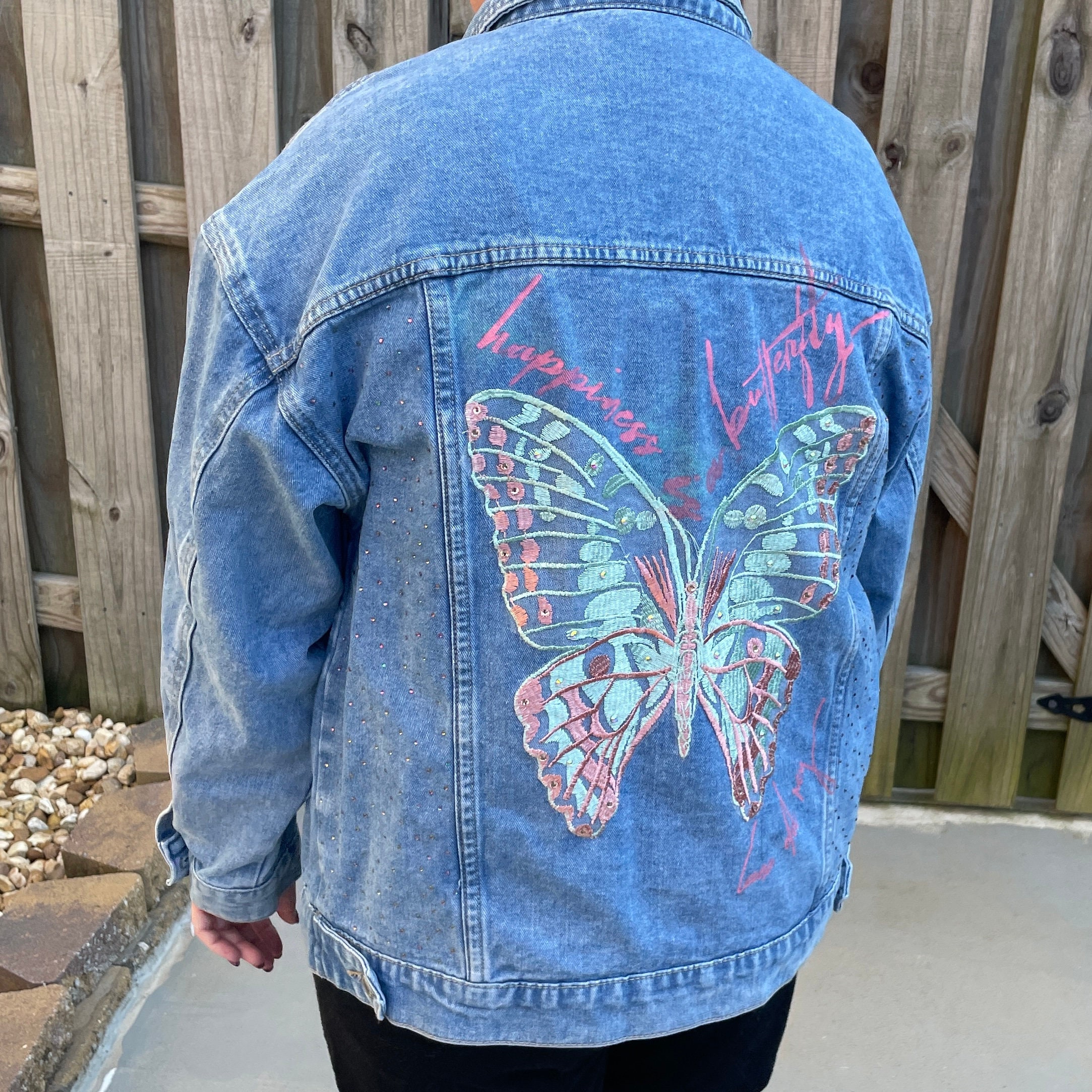 Custom Lana Del Rey Inspired Jean Jacket - Etsy