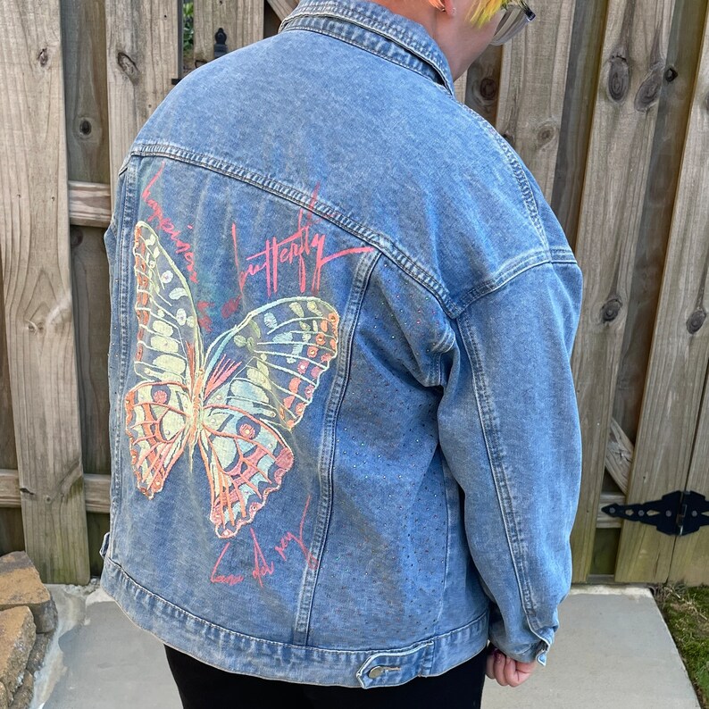 Custom Lana Del Rey Inspired Jean Jacket - Etsy