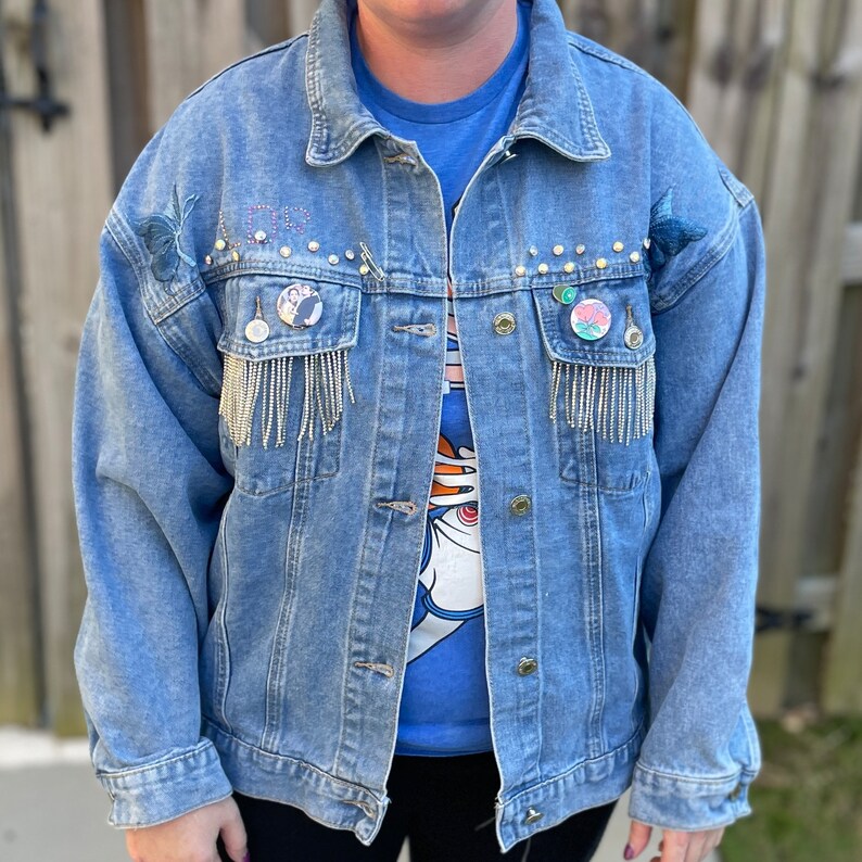 Custom Lana Del Rey Inspired Jean Jacket - Etsy
