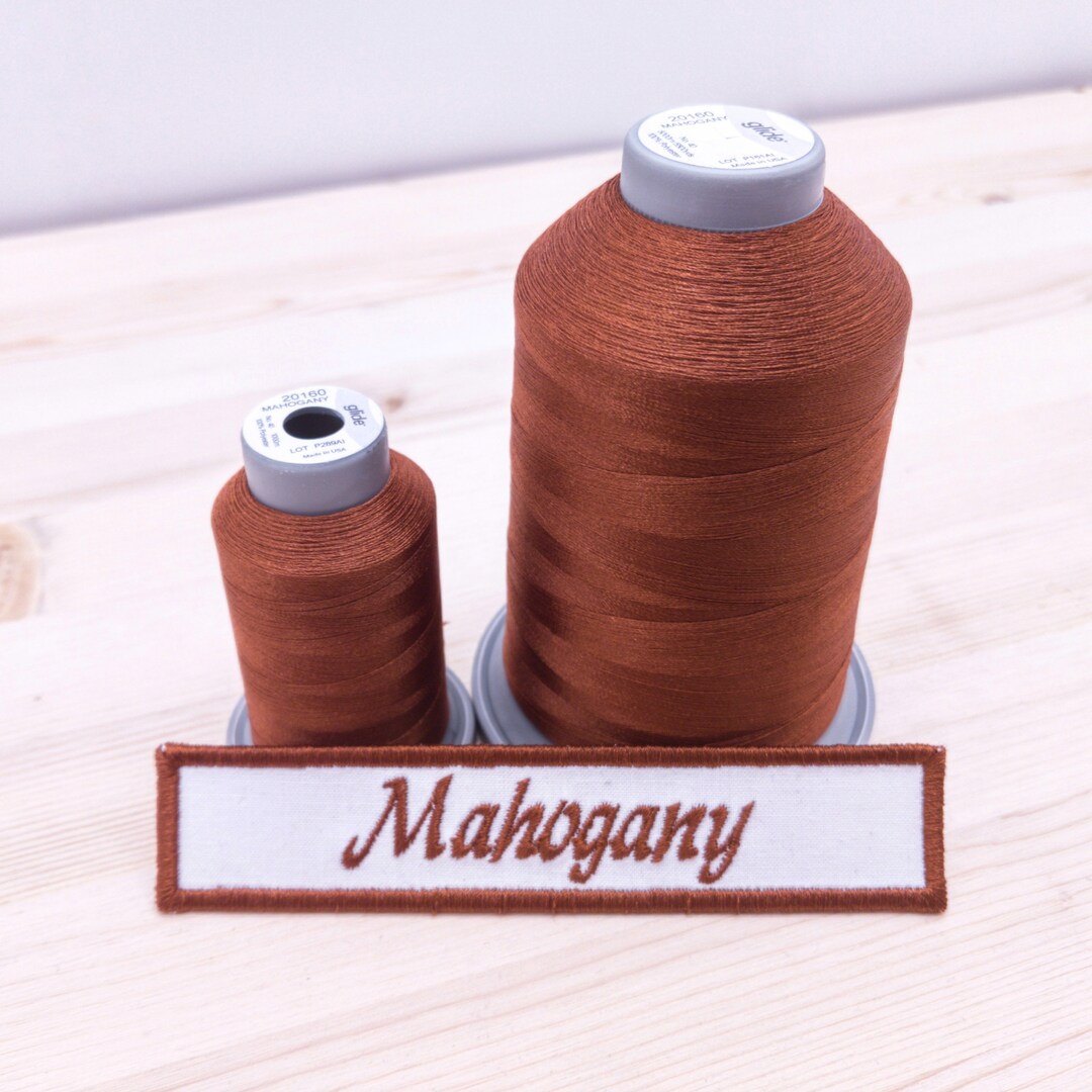 Mahogany, Brown Thread, Reddish Brown, Thread, Glide Thread by Fil-tec ...