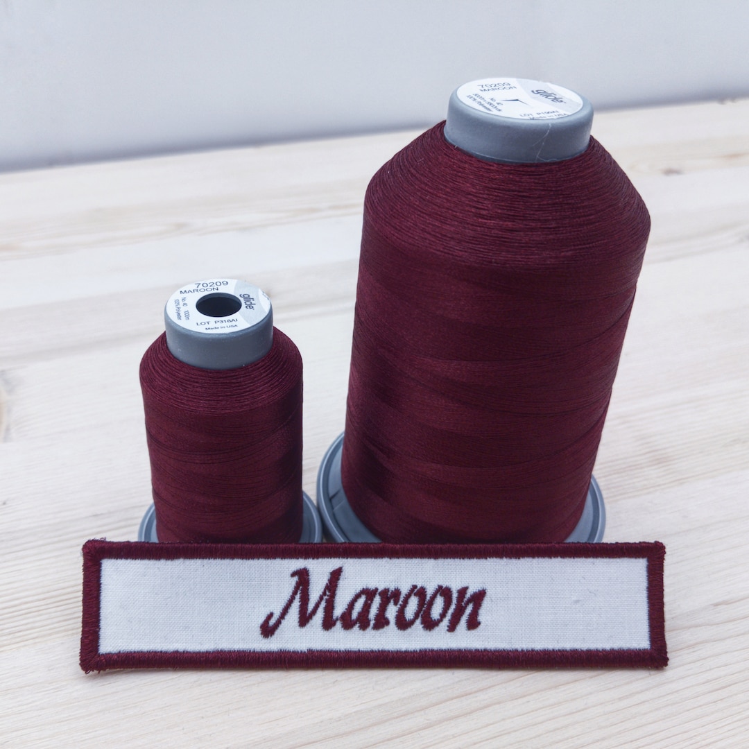 Maroon Maroon Thread Thread Glide Thread by Fil-tec - Etsy