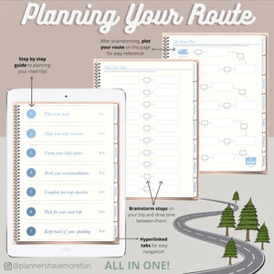 Digital ROAD TRIP PLANNER, All in One, Travel Planner, Goodnotes ...