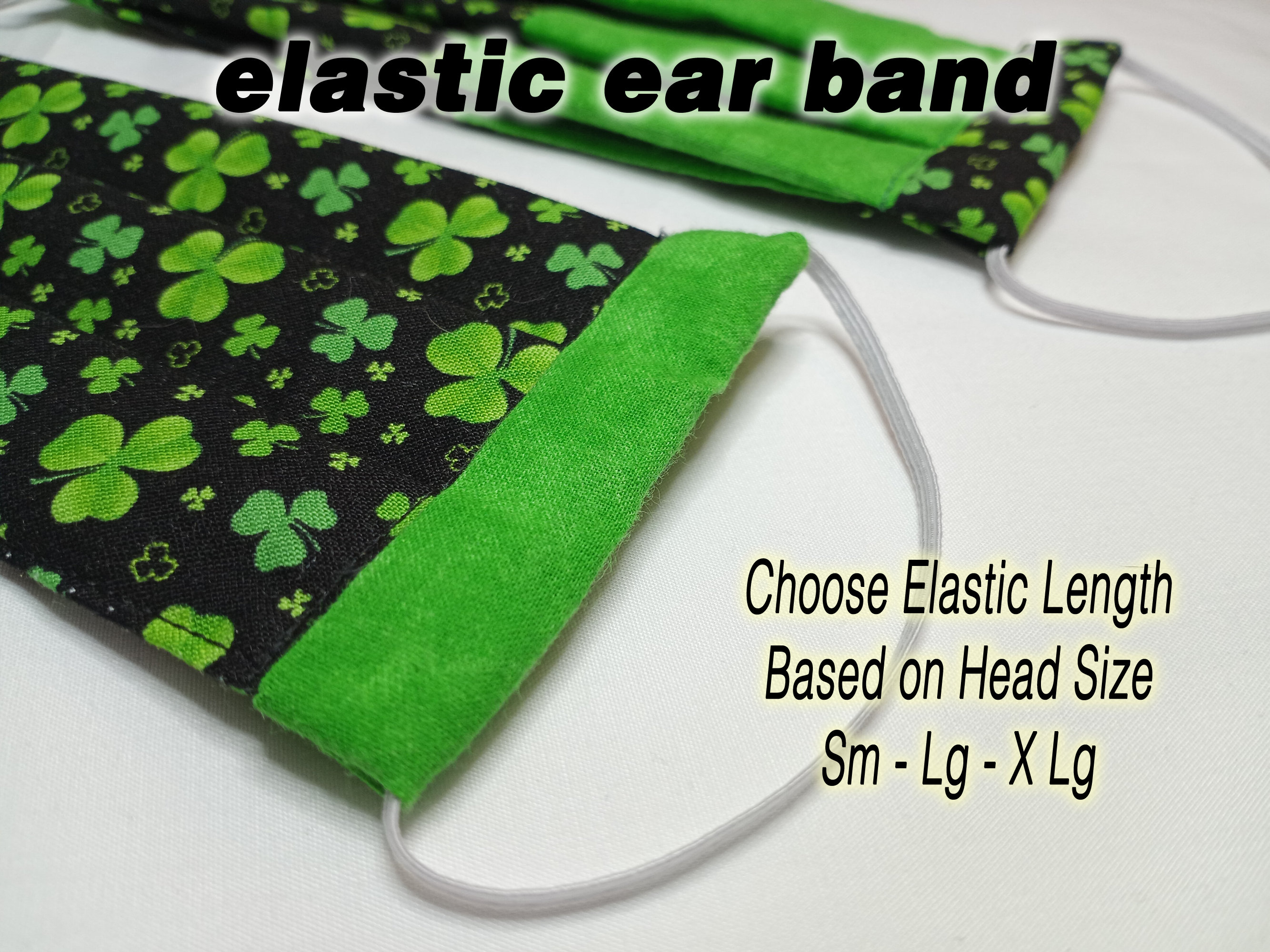 St Patrick's Day Shamrock Face Masks with Nose Wire | Etsy