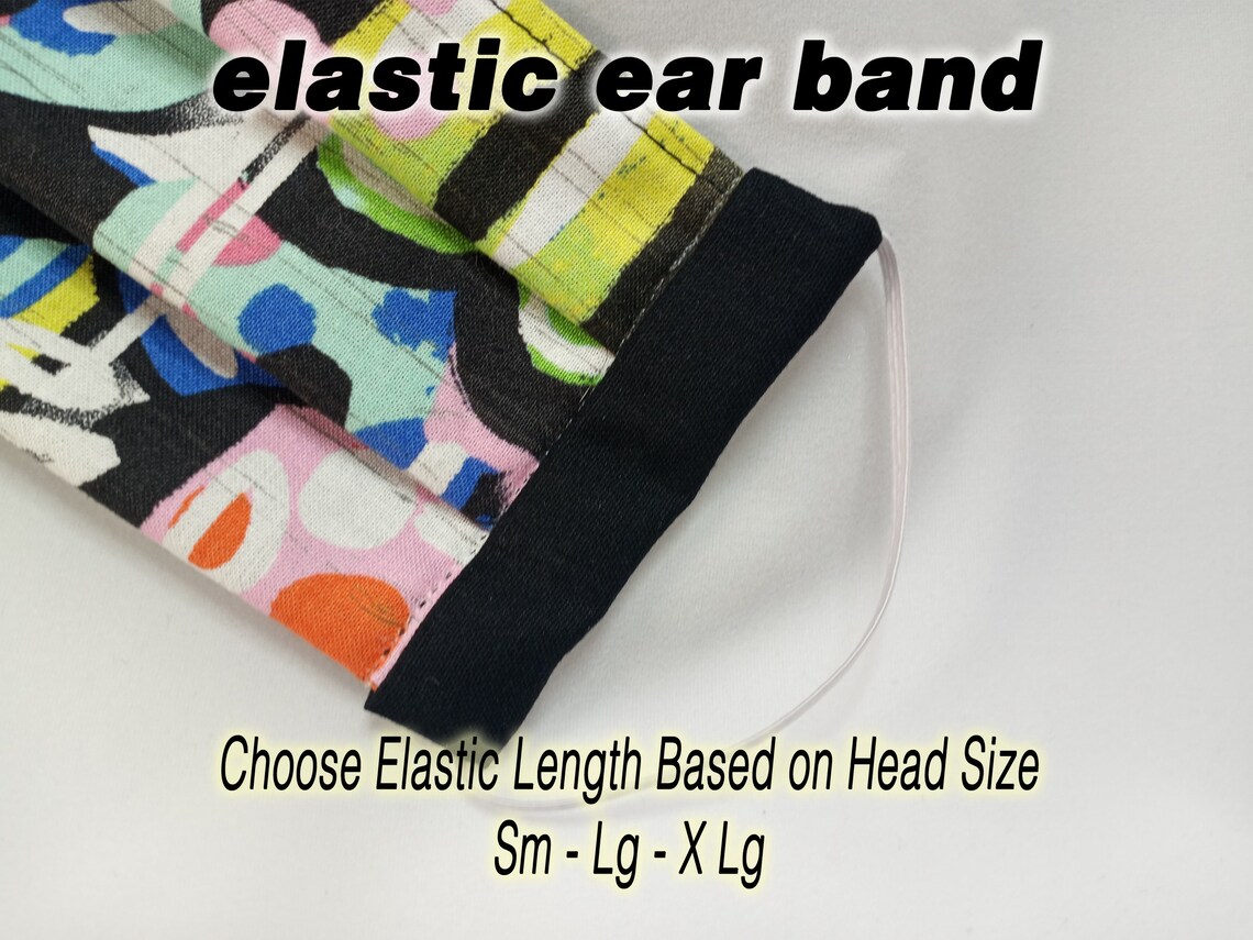 Graffiti Face Mask | Cool Summer Spring Mask | Washable Filter Pocket ...