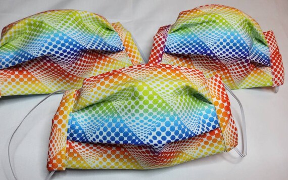 LGBT Pride Rainbow Face Mask Reusable / Washable Mask Filter | Etsy